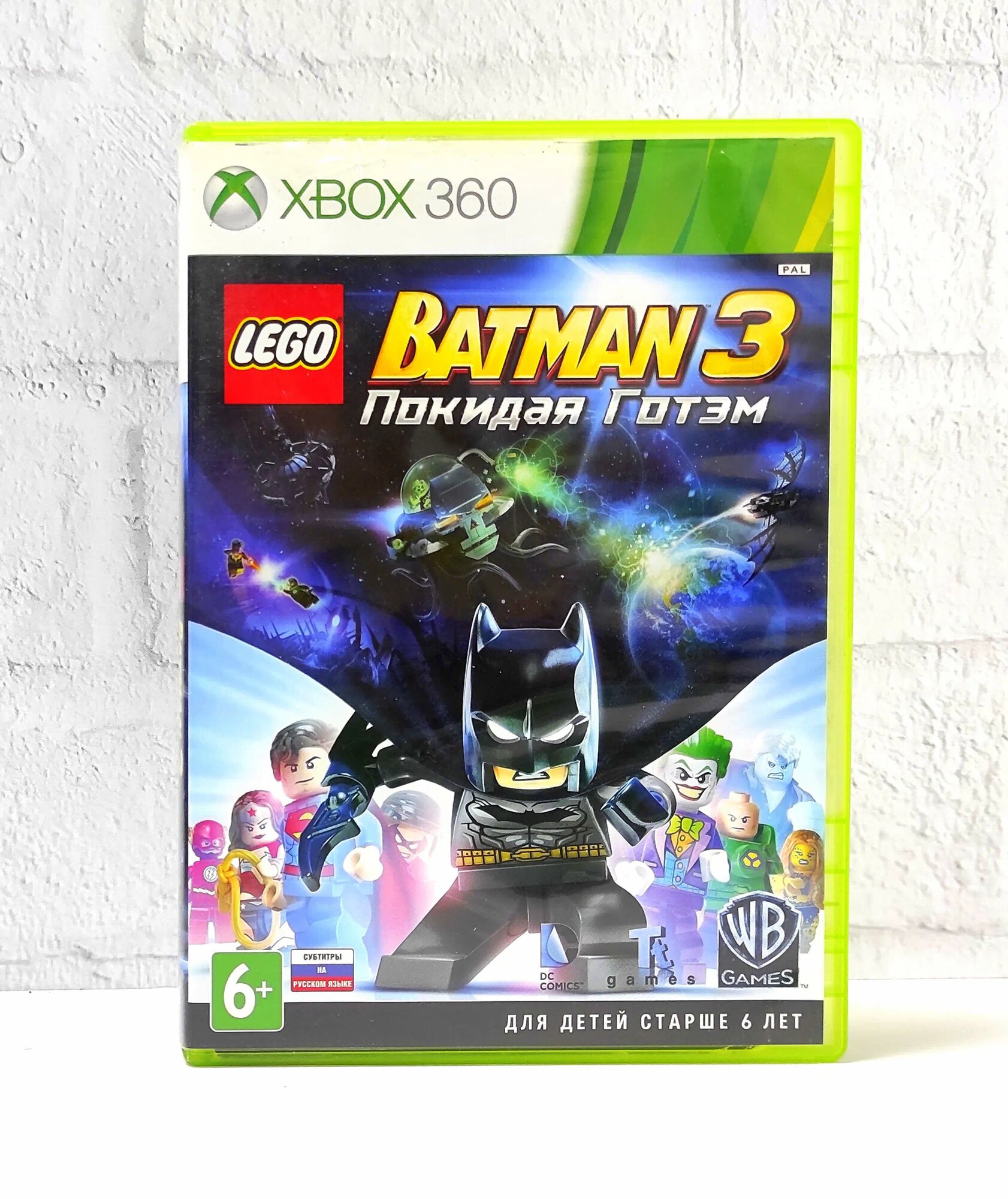 Lego Batman 3 Покидая Готэм Русские субтитры Видеоигра на диске Xbox 360. Товар уцененный