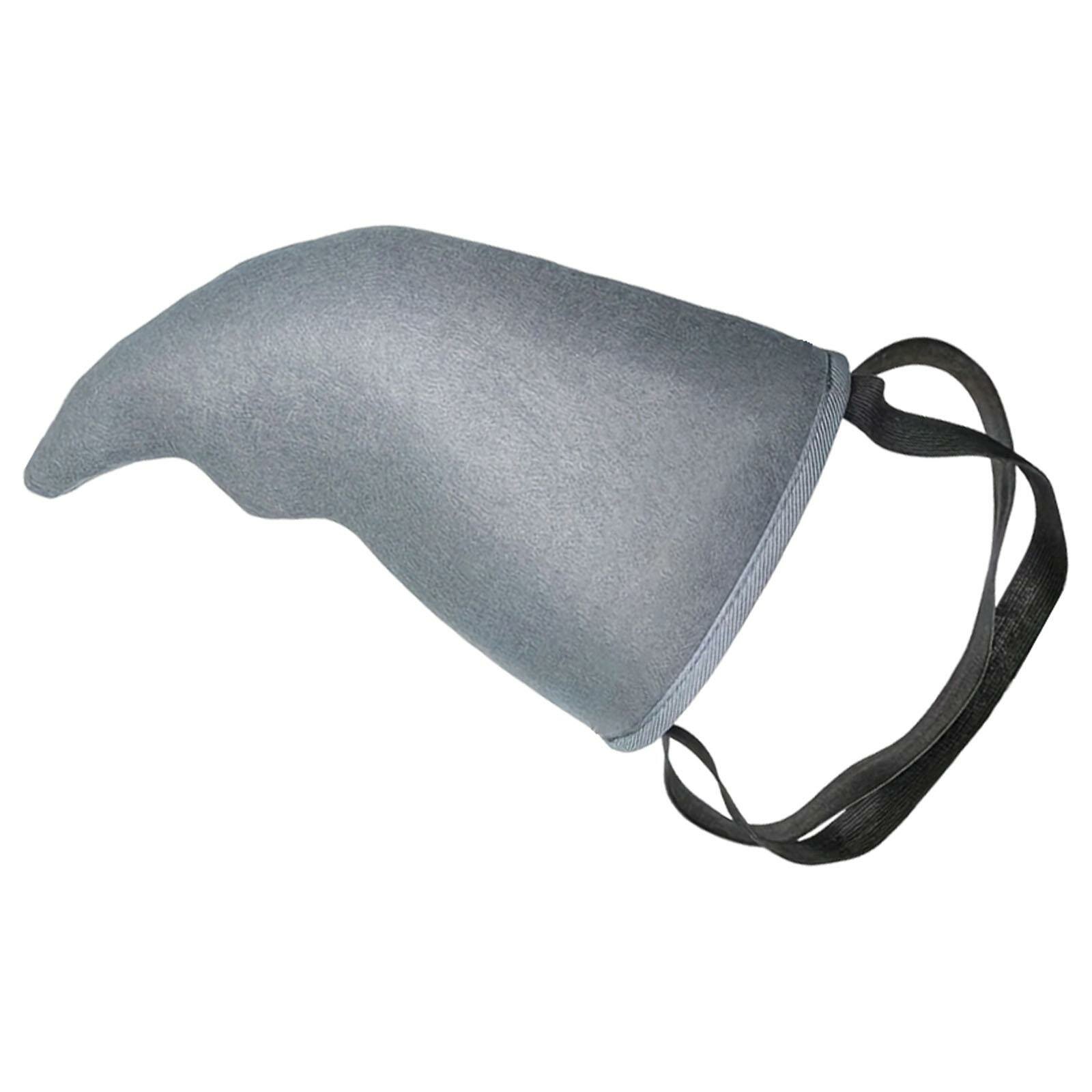 Fish Fin Pouch with Elastic Shoulder Straps for Graduation Holiday Birthday Gray