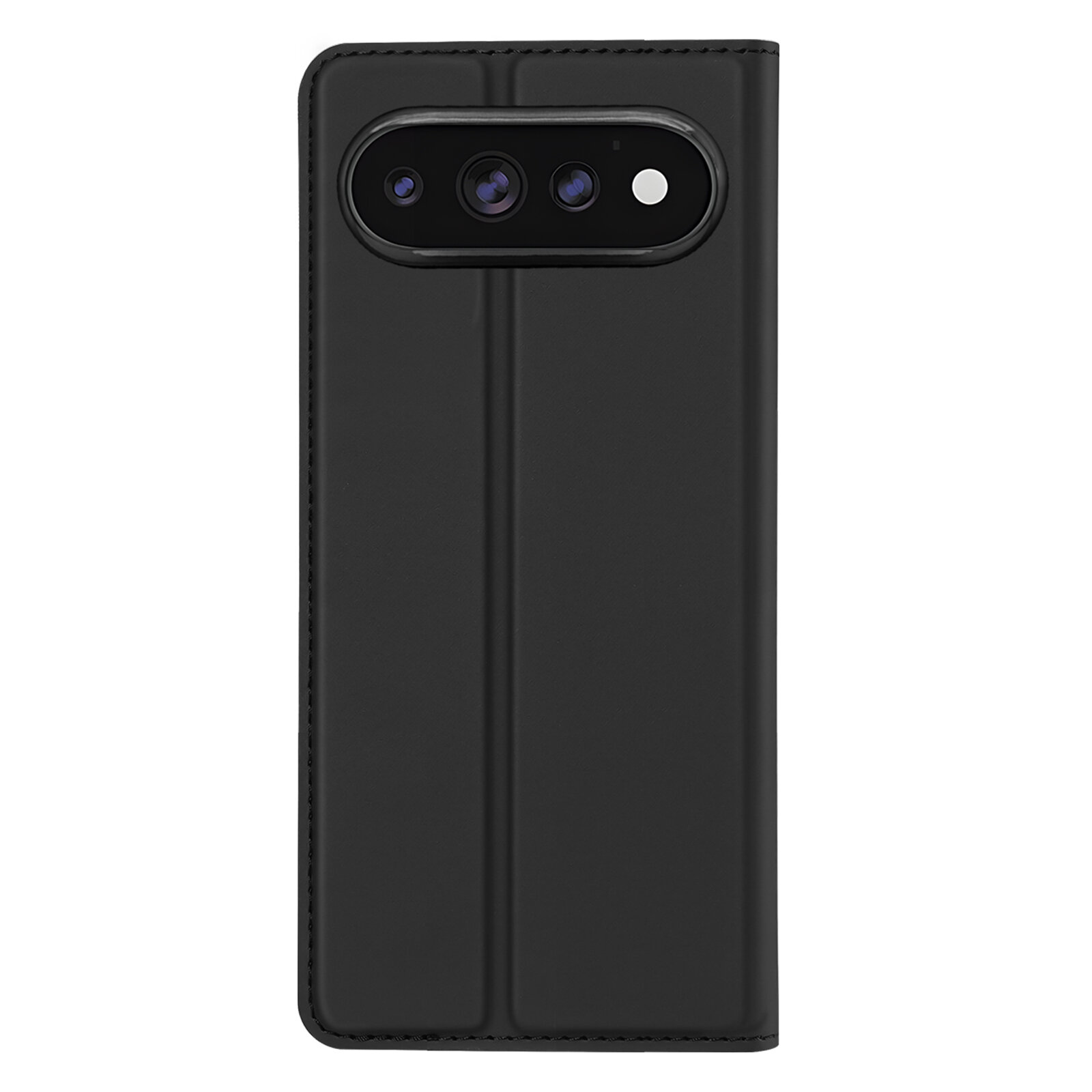 Чехол книжка из кожи черного цвета для Google Pixel 11 Pro XL, серия Skin Pro Series от Dux Ducis