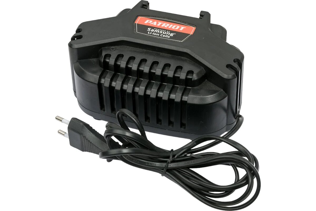 Зарядное устройство Patriot 830301330, Li-Ion, 24 В, слайдер, 1 слот, черный