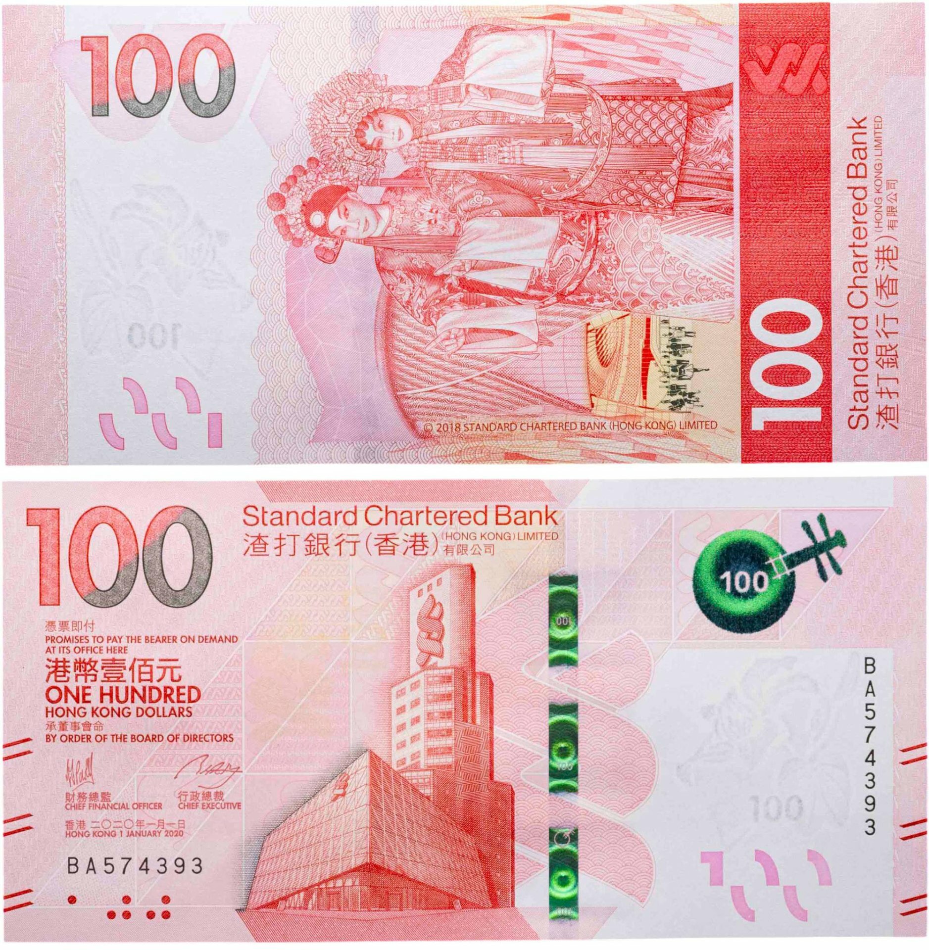 Гонконг 100 долларов 2020
