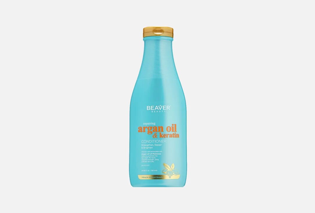 Beaver Argan Oil & keratin Кондиционер для волос 730мл