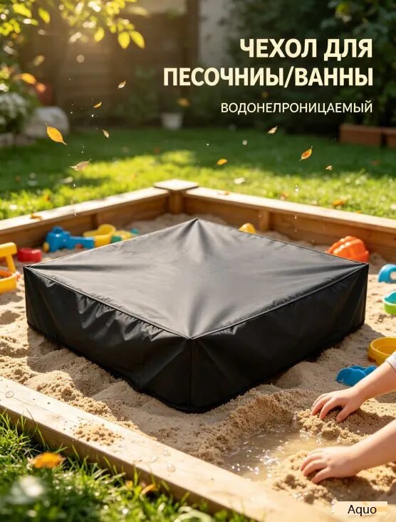 Песочница С Водонепроницаемым Чехлом Из Оксфордской Ткани Размер 120X120CM