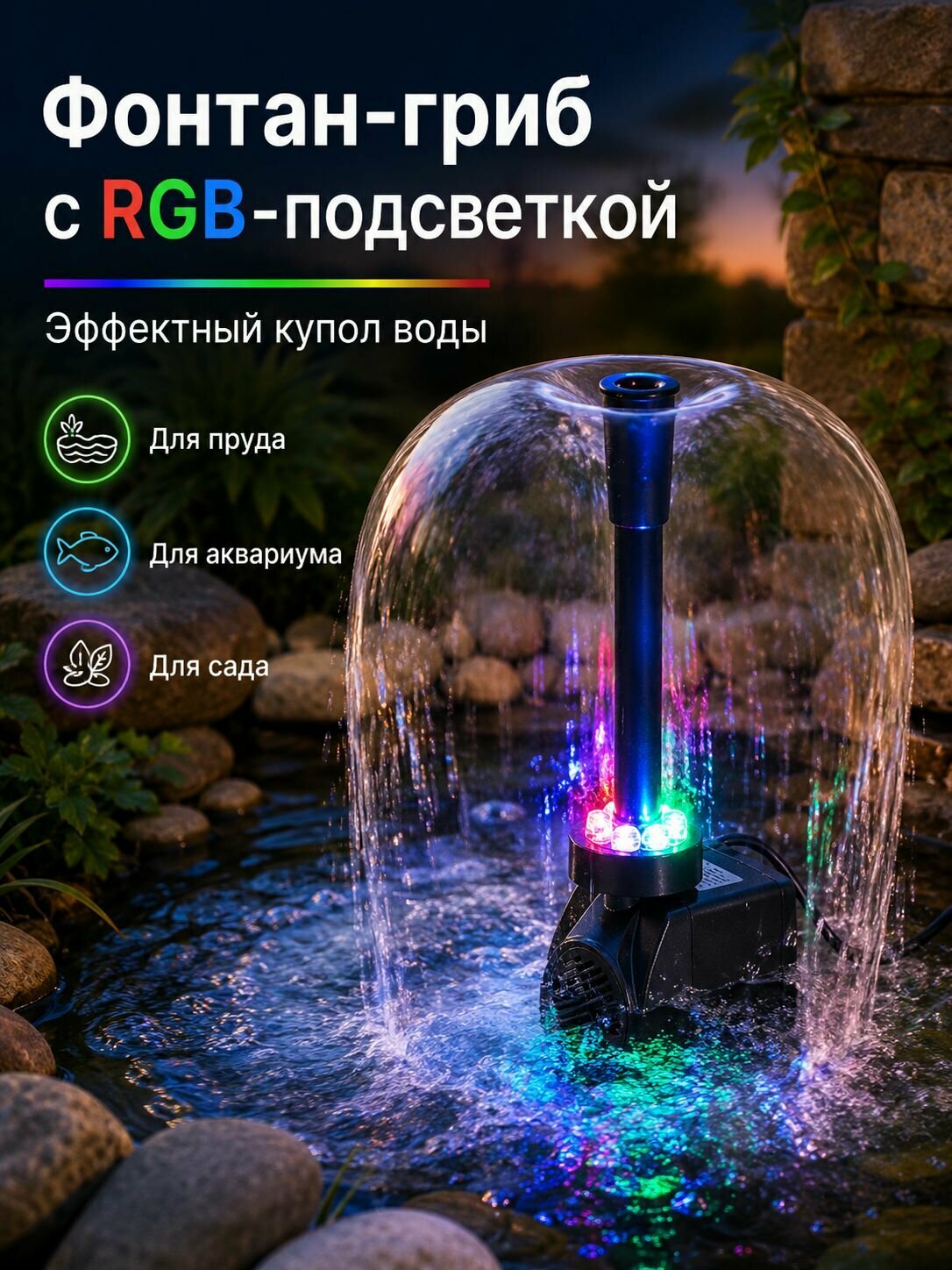 Фонтан садовый — фото 1
