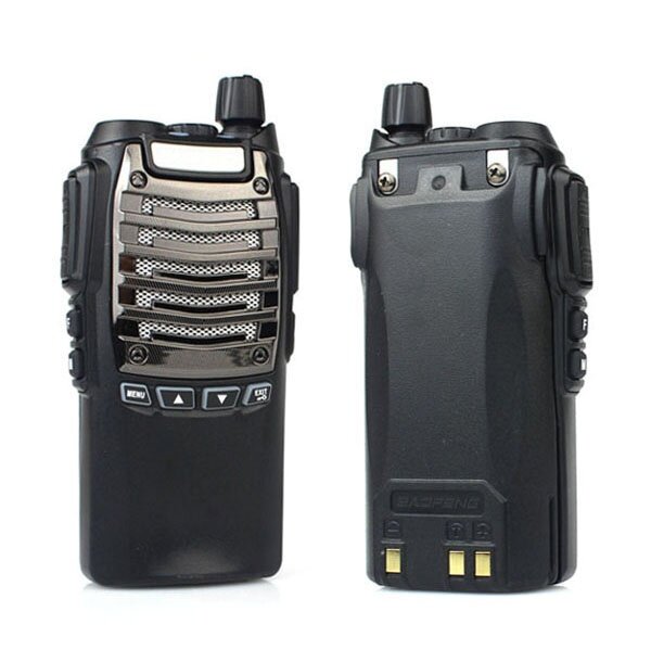 Рация Baofeng UV-8D, мощность передатчика 8Вт, диапазон частот 400-480МГц, черный цвет