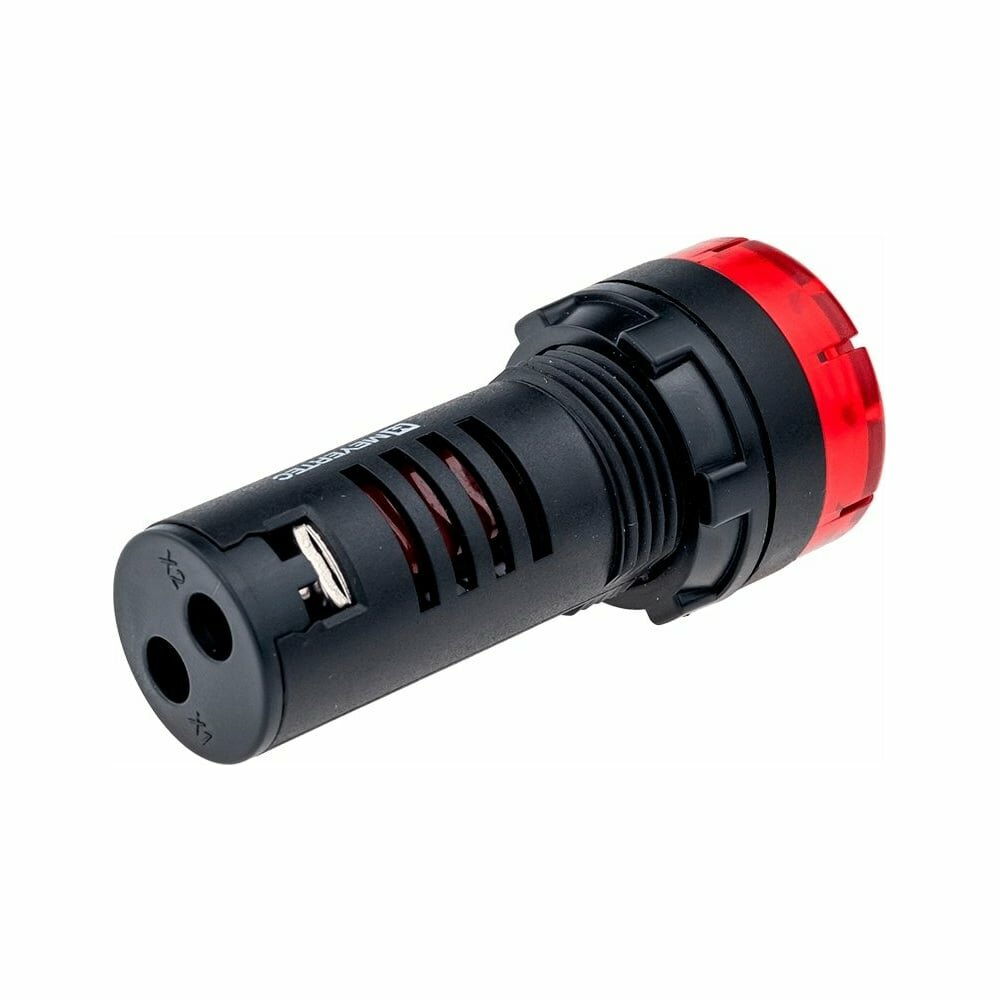 Звонок MEYERTEC с подсветкой, 80дБ, красный 24V AC/ DC MT22-SM24 арт. 00000079282 — фото 1