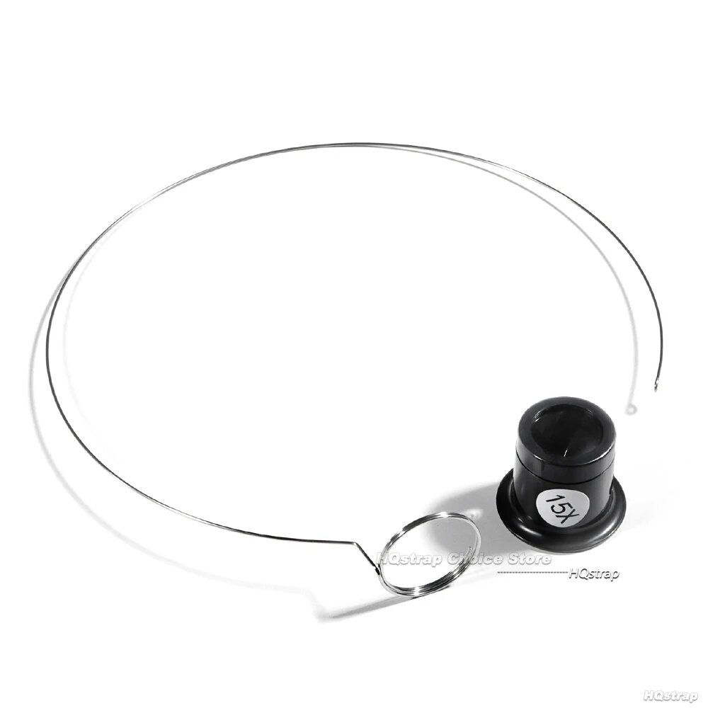 HQstrap Портативная лупа 3x 5x 10x 15x 20x 15X-with circle