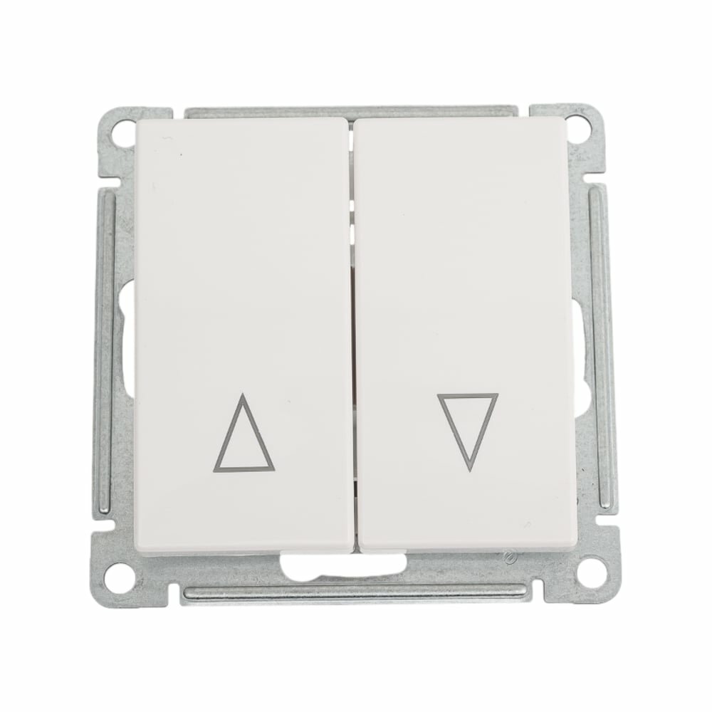 Механизм 2-клавишного выключателя Systeme Electric W59 с механической блокировкой для жалюзи, 10ах, белый VS410-253-1-86