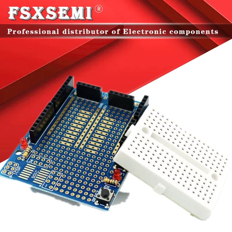 FSXSEMI Прототипная плата расширения для Arduino UNO