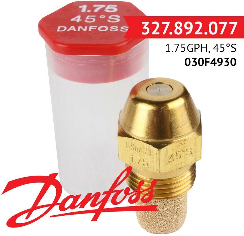 Топливная форсунка Danfoss 1.75GPH,45S 030F4930