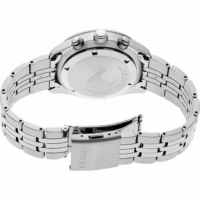 Наручные часы SEIKO, серебристый/черный — фото 1