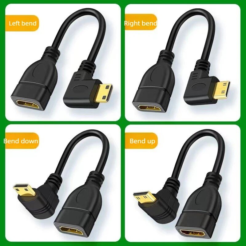 Угловой HDMI-HDMI переходник 90 градусов Up bend-1pcs