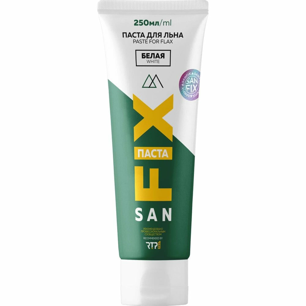 Универсальная паста для уплотнения резьбовых соединений SANFIX 250 мл, в тубе, белая 40717