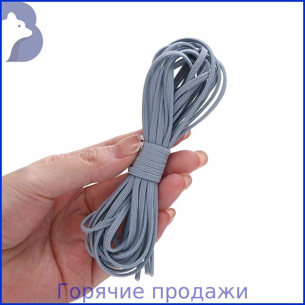 Резинка, циан 3мм, 5м — фото 1