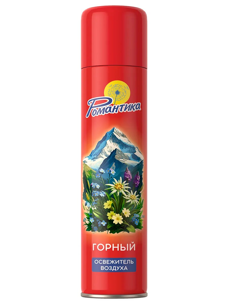 Освежитель воздуха для дома и туалета Романтика Горный 300мл