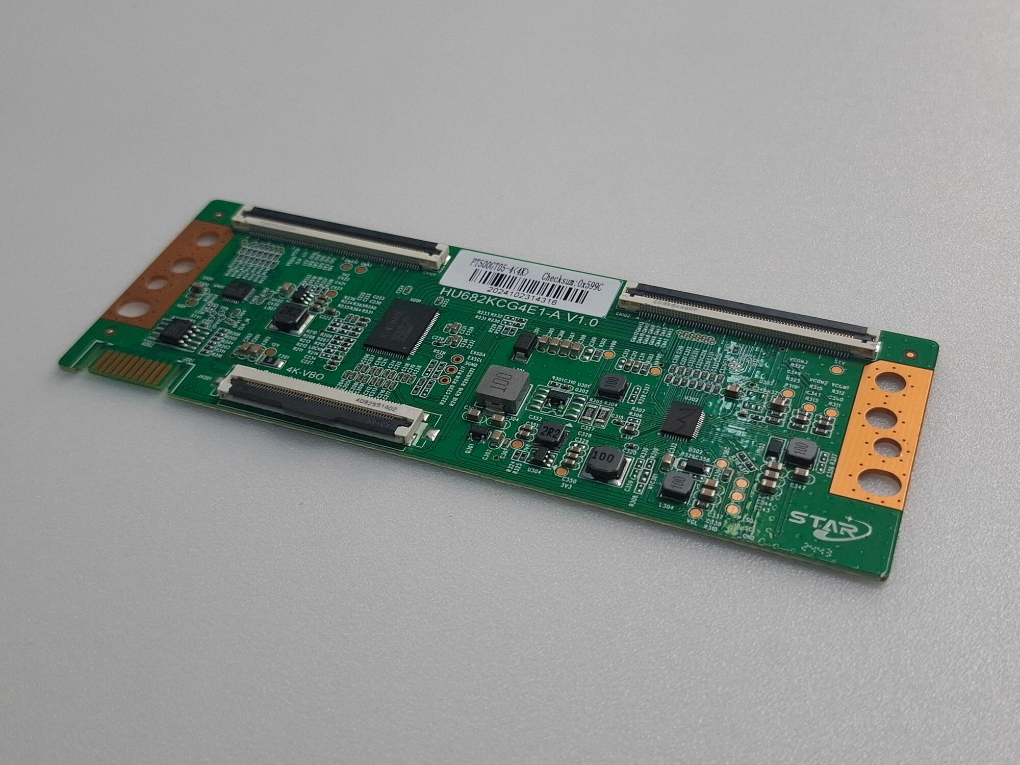 Плата T-Con (PT500GT05-4), для телевизора HI HX-50U01FB P: PT500GT05-4 ver1.0