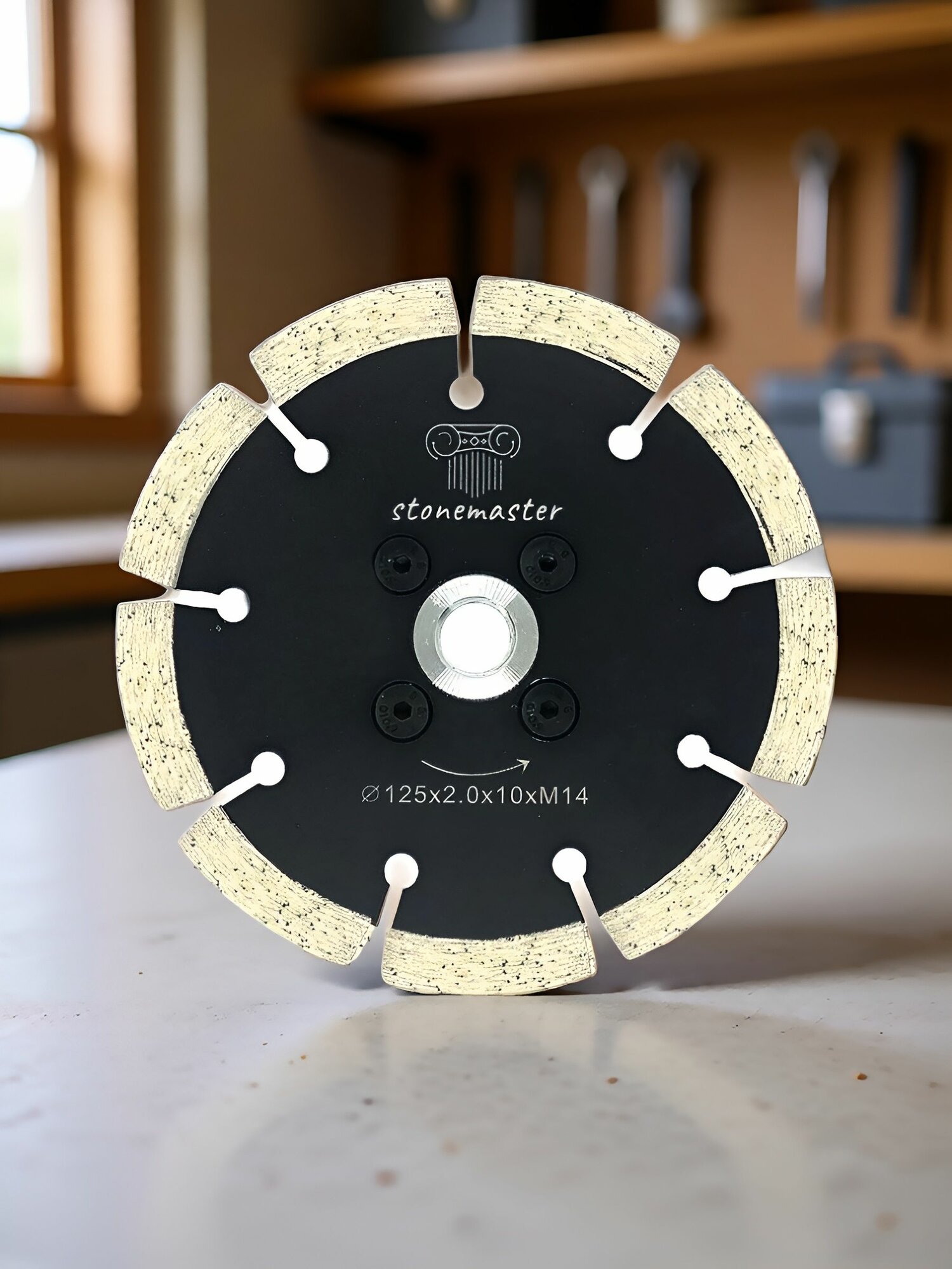 Диск М14 сегмент. по мрамору/граниту/керамике STONEMASTER 125/2.0/10/М14