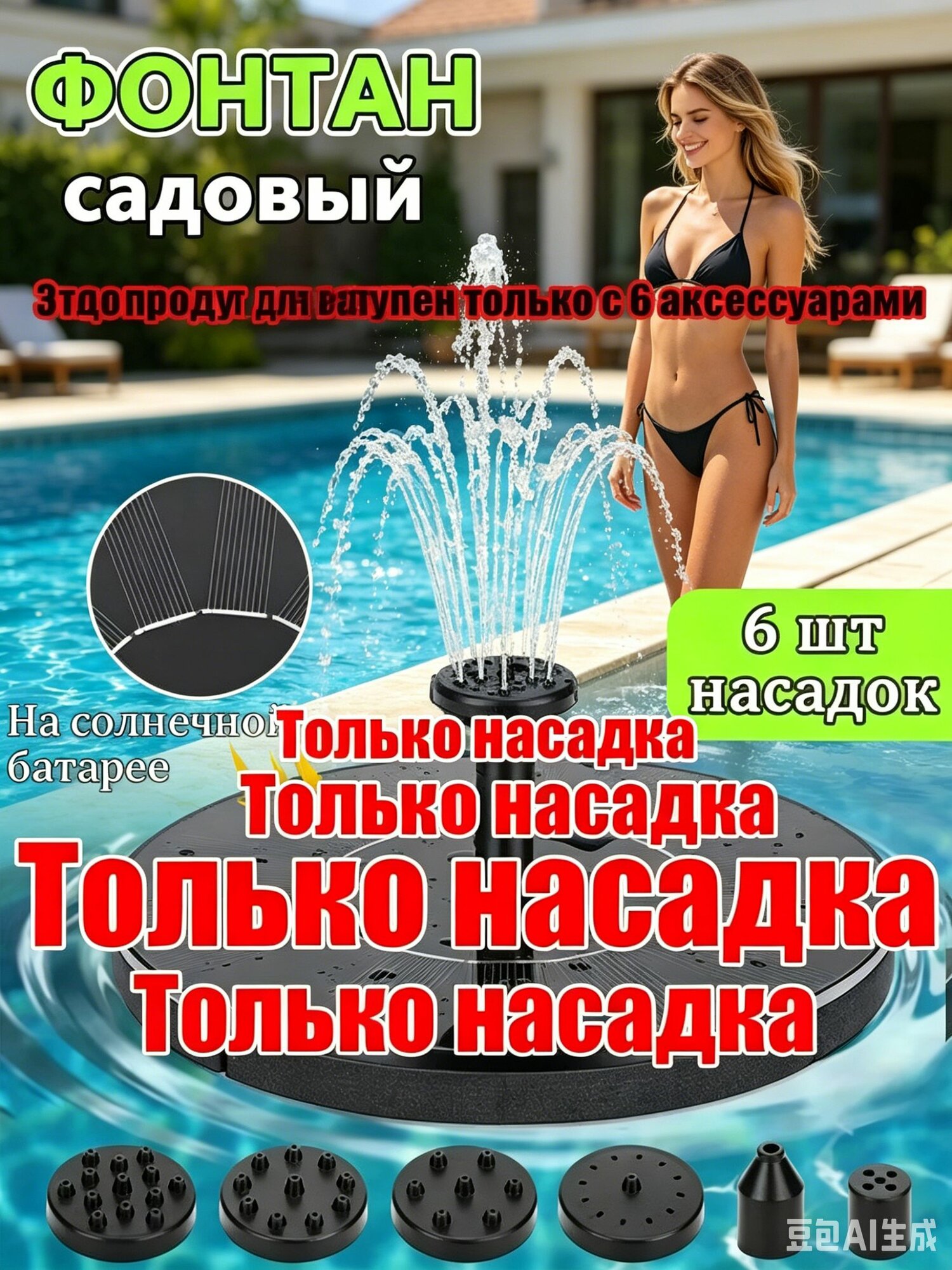 Фонтан садовый,0.15м3/час