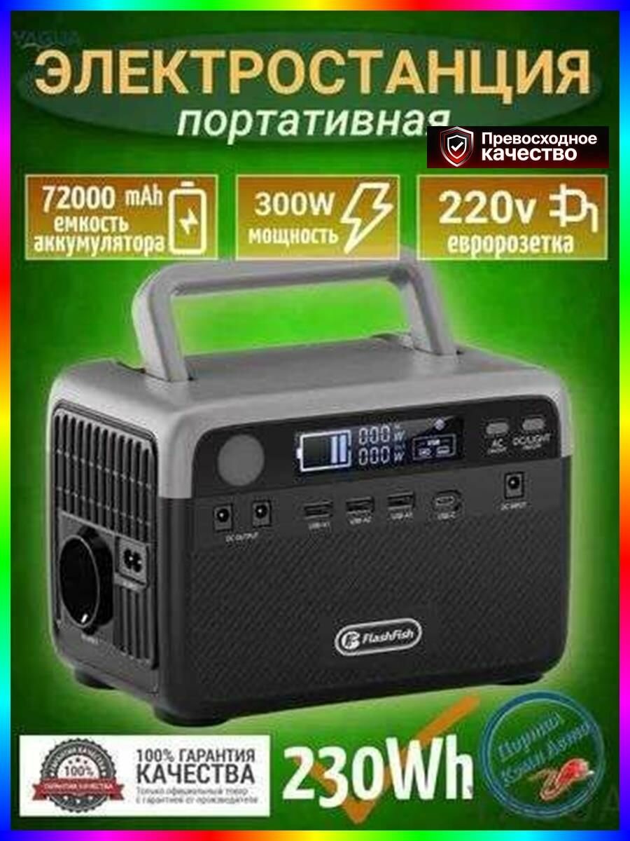 Внешний аккумулятор, 72000 мАч, 300 Вт, белый, черный, 579203B0-A6F9-4800-A66B-4A061B9ACD5B