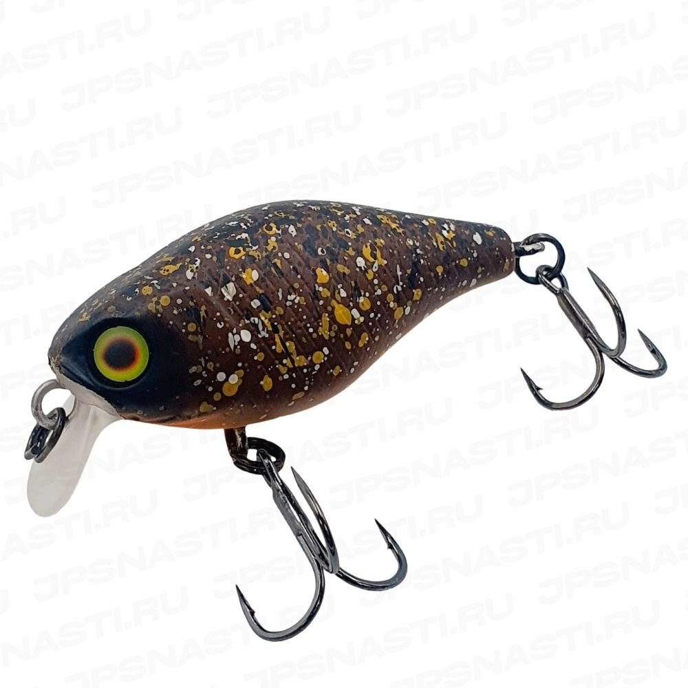 Японский воблер крэнк Jackall Chubby 38, 4 г, #Brown Bug / Воблеры на голавля / Приманки для ловли хищника