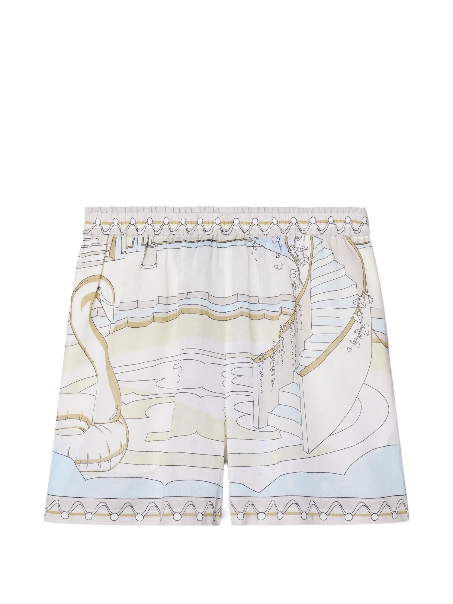Шорты для плавания Tory Burch Printed camp shorts