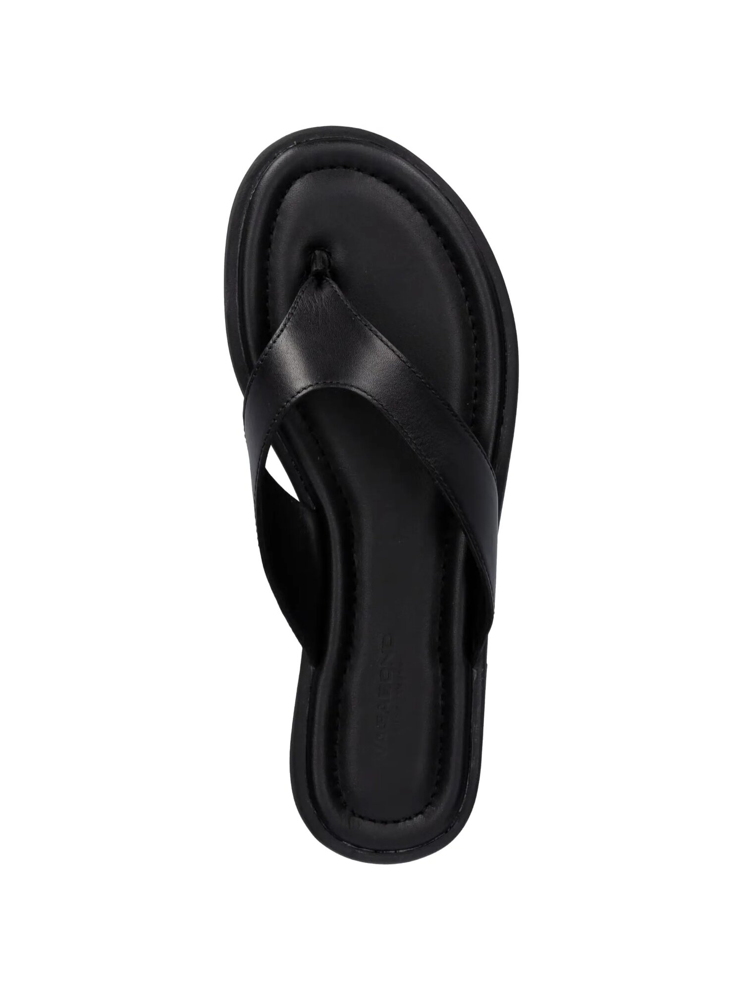 Босоножки VAGABOND Zaida leather flat sandals, размер 39 EU, black/black — фото 1