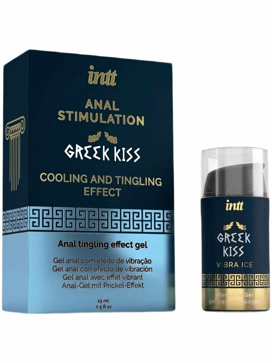 Возбуждающий гель для ануса, Intt Greek Kiss, 15мл анальный гель 15 миллилитров