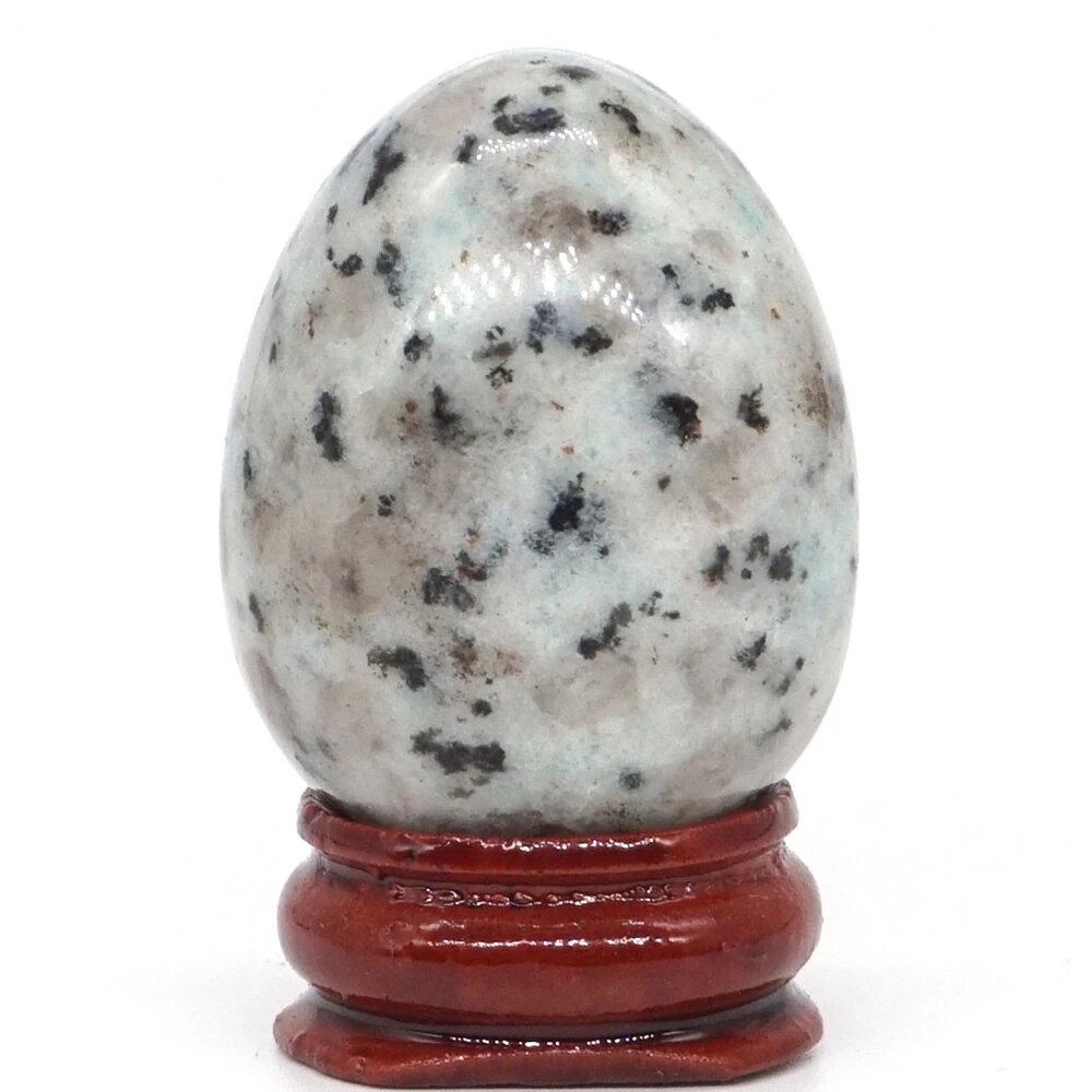 Каменное яйцо из кристалла Jin Shi Yuan, Kiwi Stone