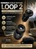 Многоразовые беруши Loop 2 черный — 3 режима шумоподавления для работы и концерт...