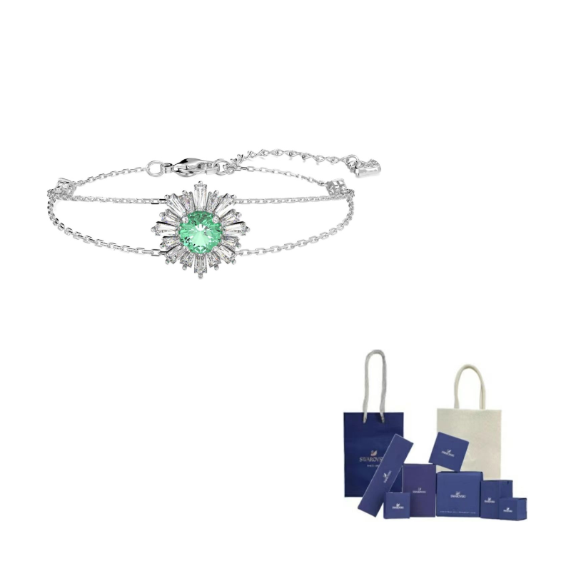 Браслет-манжета, кристаллы Swarovski