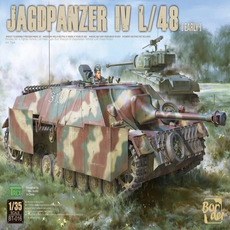 Border Model BT-016 1/35 Немецкий Jagdpanzer IV L/48 Ранний Модель танка