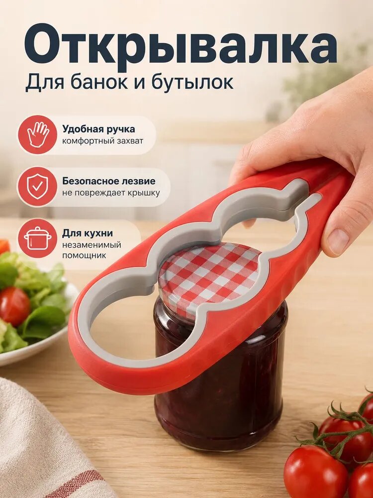 Открывалка, 1 шт