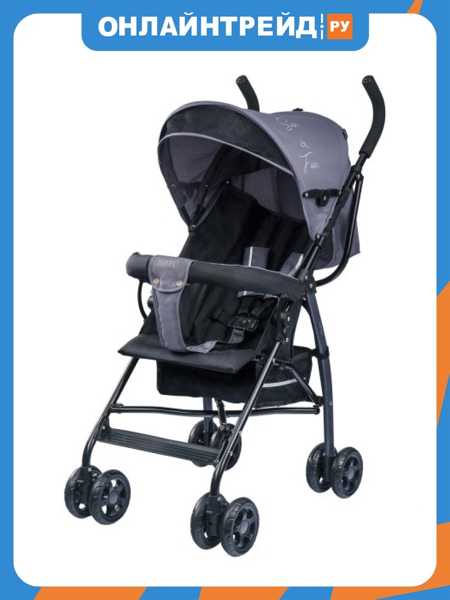 Прогулочная коляска Indigo B805 BONO графит