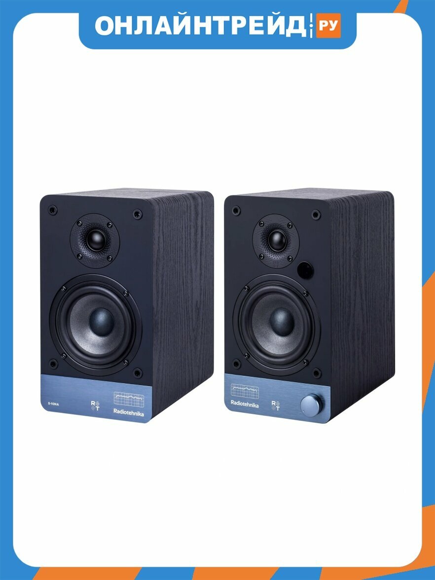 Полочная акустическая система Radiotehnika S-10NA Black Ash, пара