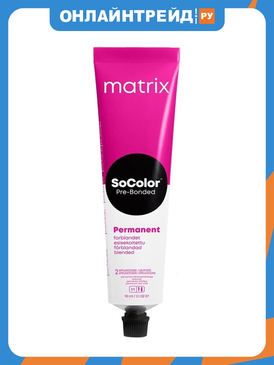 Краска для волос Matrix Cosmetics Matrix SoColor Pre-Bonded 10NW оч-оч светлый блонд натур. теплый