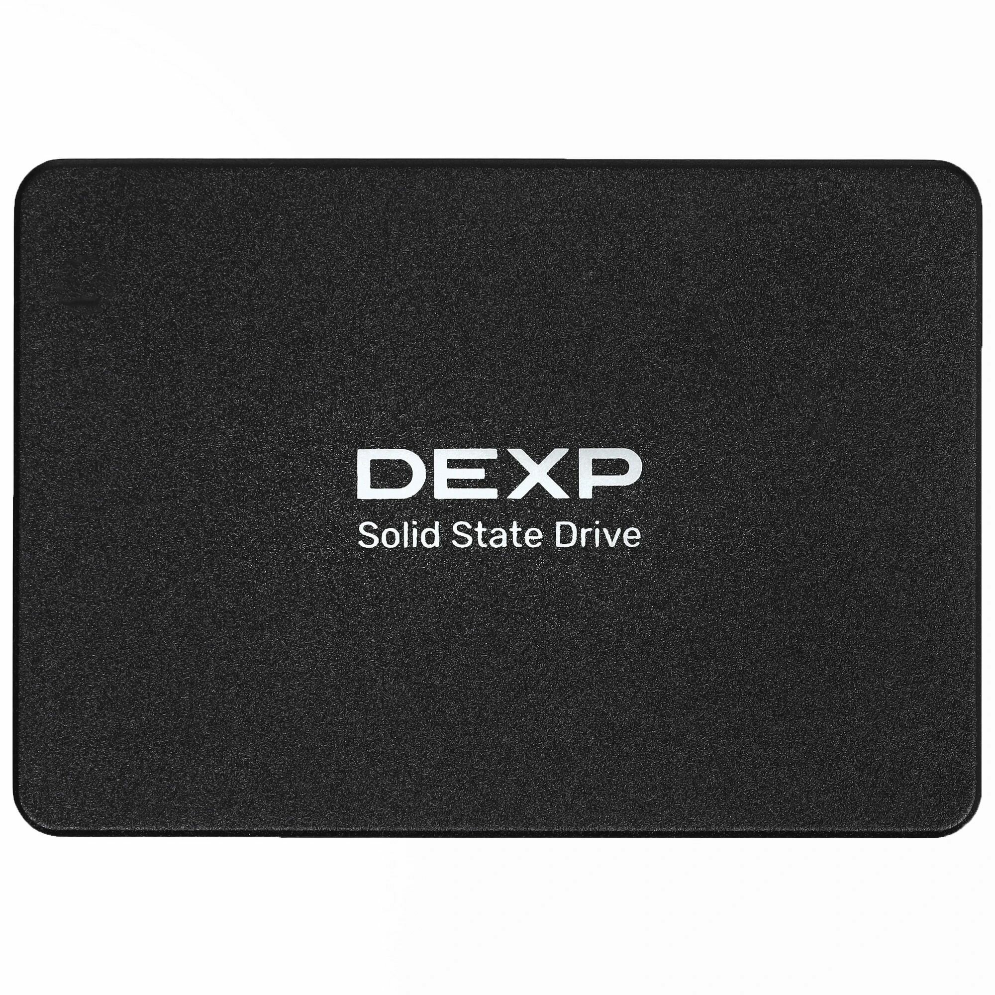 256 ГБ SSD 2.5" накопитель DEXP Q100 (Q100SMRIMY256) - SATA, чтение - 550 Мбайт/с, запись - 500 Мбайт/с