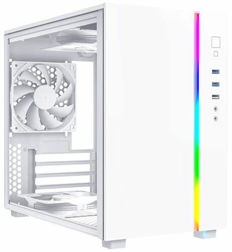 Компьютерный корпус MONTECH SKY ONE MINI (SKY ONE MINI (W)) белый - Mini Tower, Micro-ATX, USB 3.2 Gen 1 Type-A