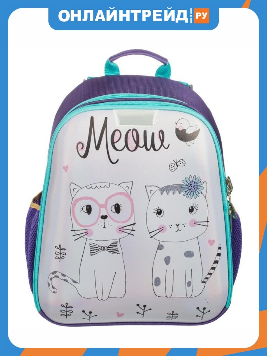 Ранец №1SCHOOL 843409 Meow экокожа