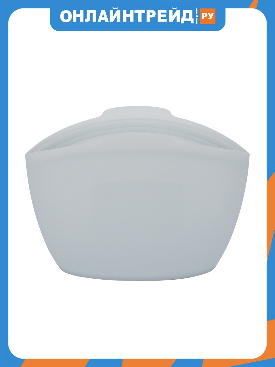 Контейнер Regent Inox Linea Silicone для еды, 700 мл, 22х14.5х6.5 см, силикон, голубой (74-006)