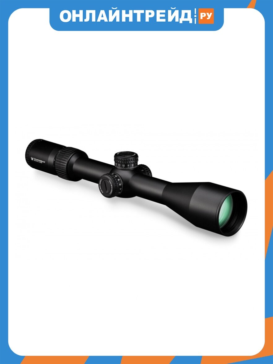 Прицел Vortex Diamondback Tactical 6-24x50 FFP, 30мм, сетка EBR-2C (MRAD), без подсветки, SF-параллакс, черный, 697г