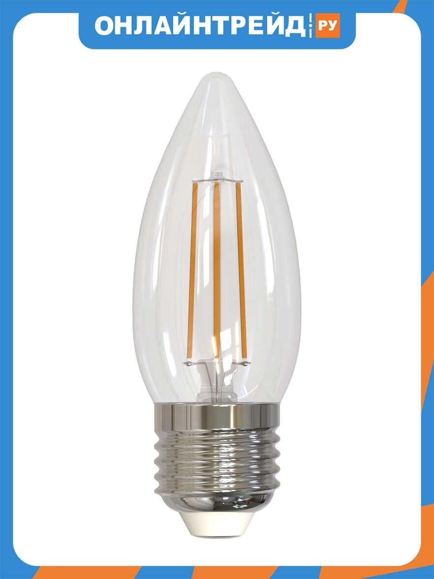 Светодиодная лампа Uniel LED-C35-5W/NW/E27/CL/DIM GLA01TR Белый свет (4000K)