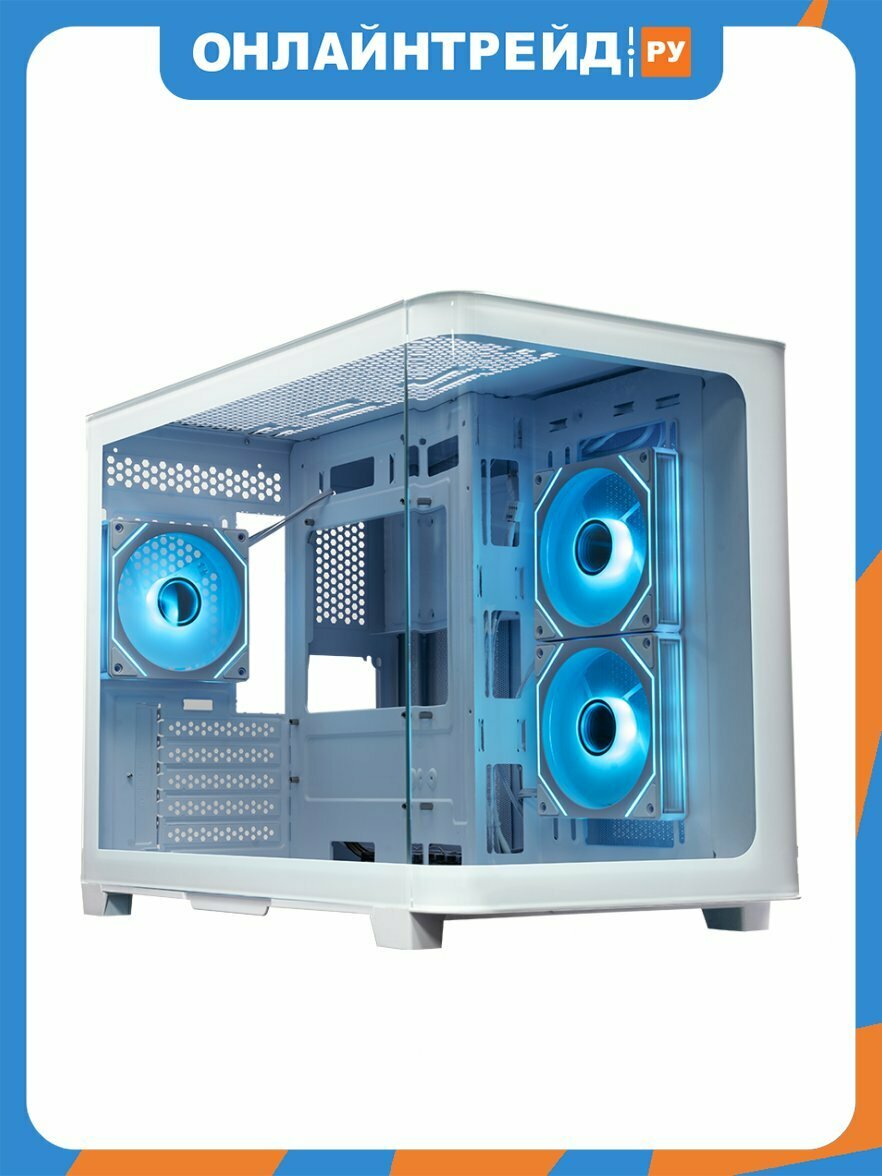 Корпус Xastra QR500M 3ARGB-FM-C10-UC, белый
