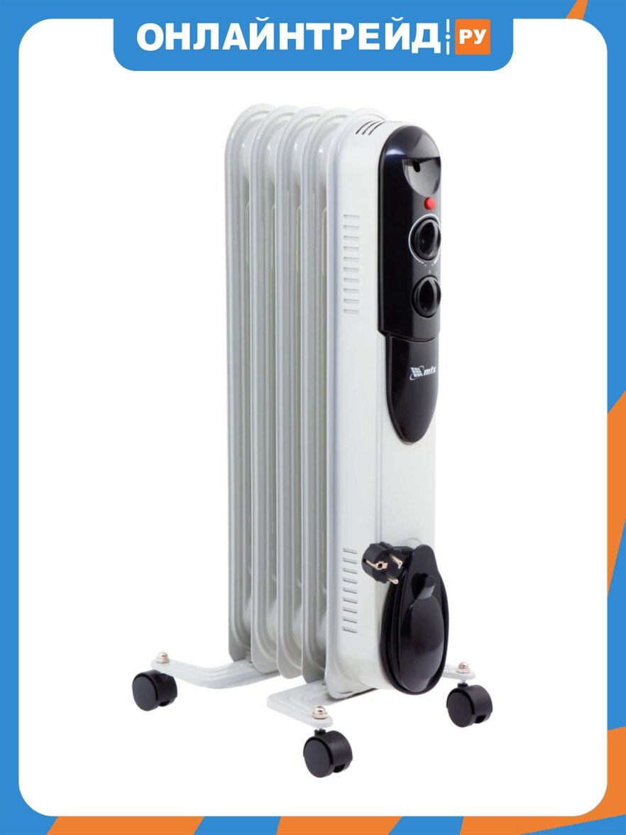 Масляный обогреватель Mtx OCH-1000, 230 В, 1000 Вт, 98301