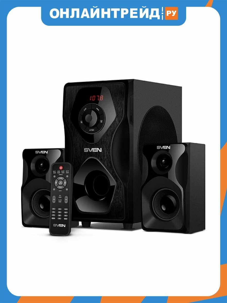 Колонки Sven 2.1 MS-2055 Black 30W+2x12.5 W