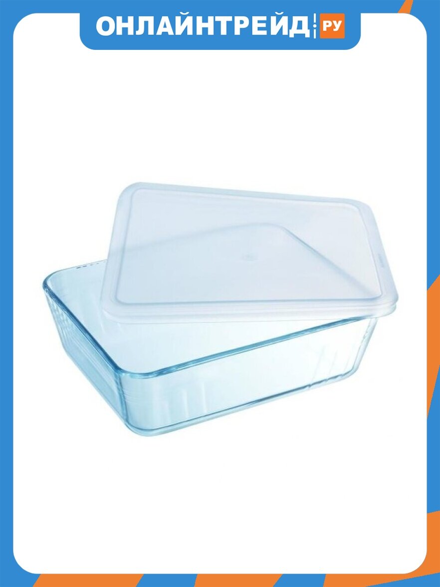 Форма Pyrex для запекания и выпечки с крышкой COOK&FREEZ 4л 27x22x9см прямоугольная 244P000