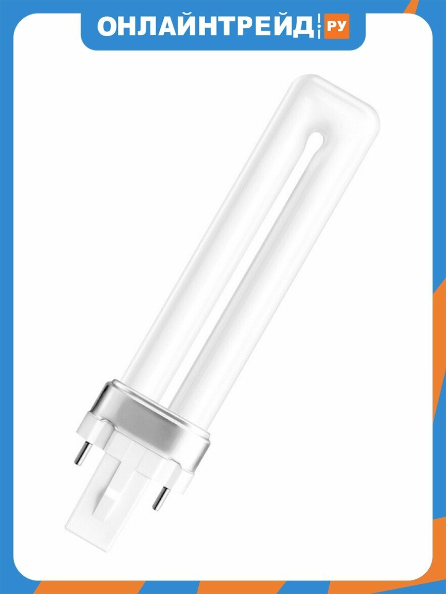 Лампа люминесцентная Ledvance-osram Osram DULUX S 9W/31-830 G23