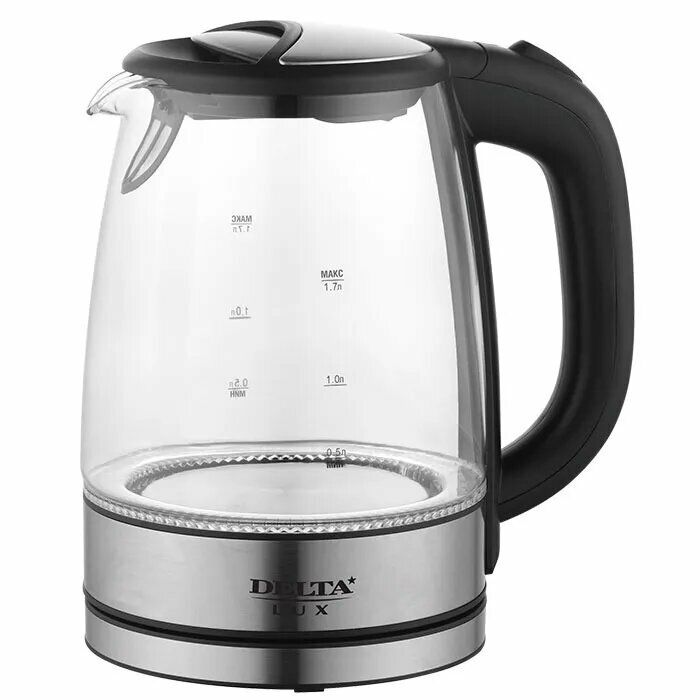 Электрический чайник Delta Lux DL-1204B, черный