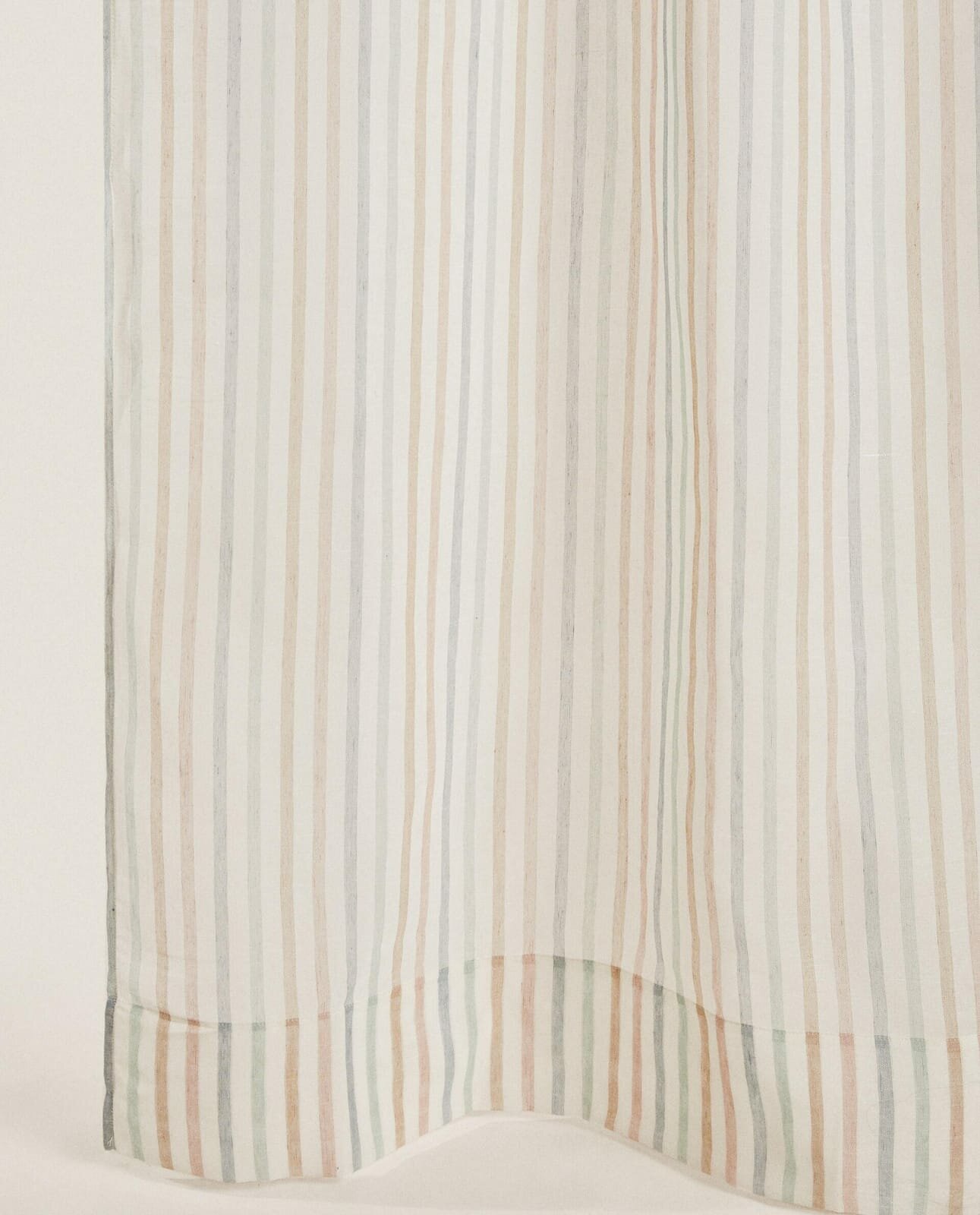Штора ZARA HOME в разноцветные полосы, низкая прозрачность, разноцветный, 140 x 270 см 3626/032/999-73