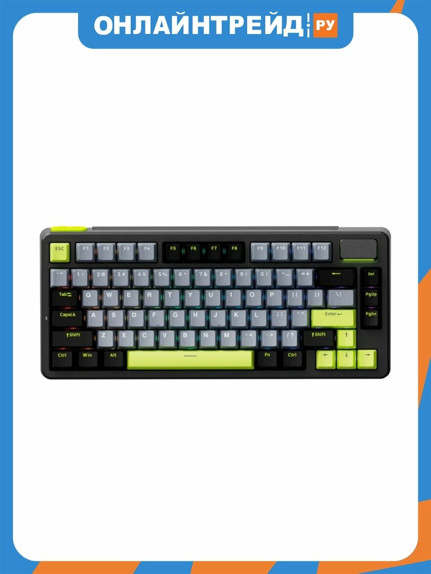 Клавиатура Rapoo V700DIY-75 (10369), черный/серый/зелёный