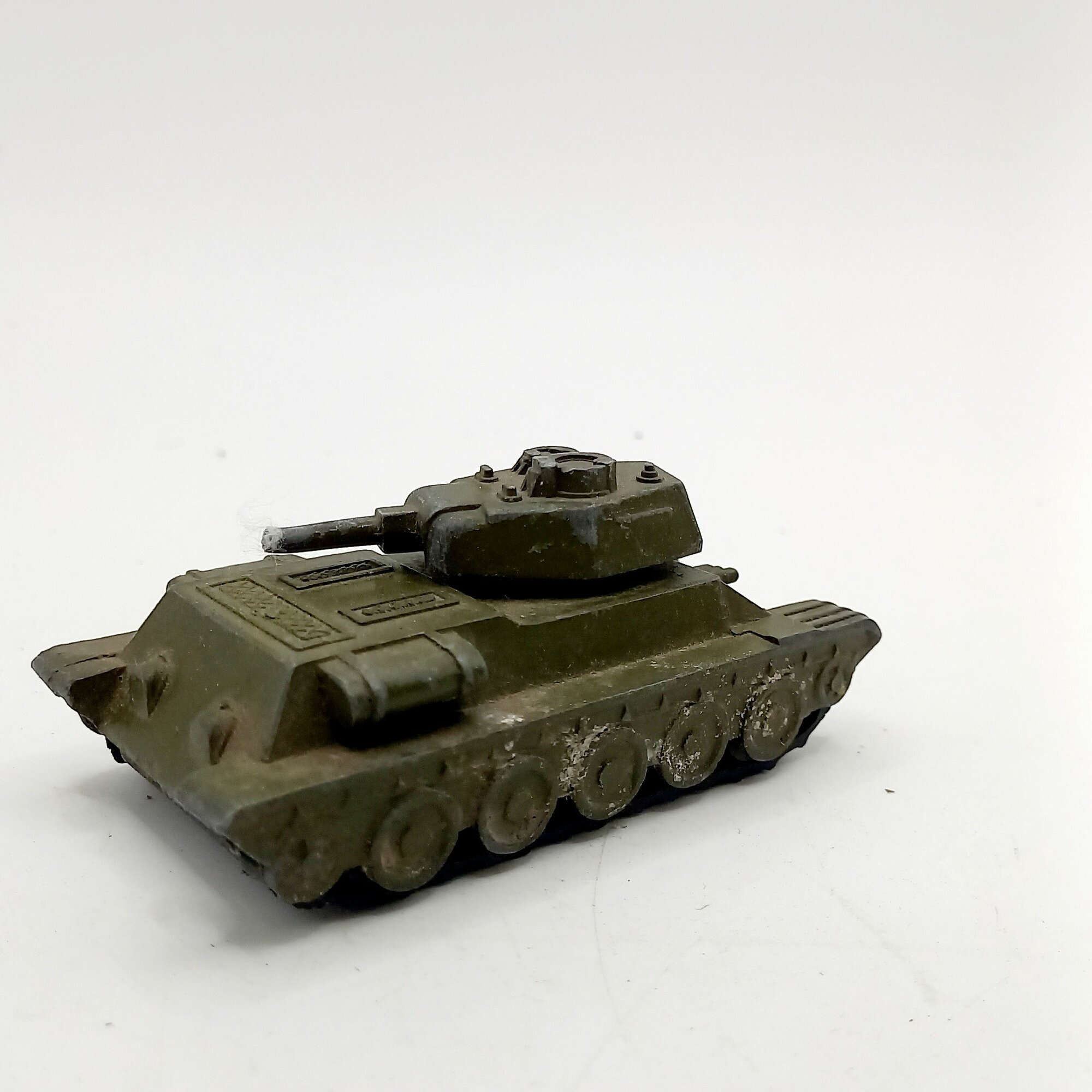 Игрушка Танк военная техника винтажная советская, металл, СССР В реставрацию